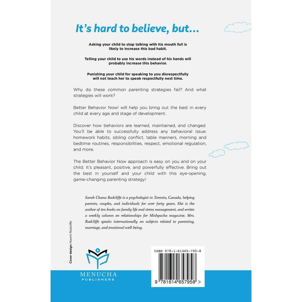 Better Behavior Now! - 9781614657958 - Menucha Publishers Inc.