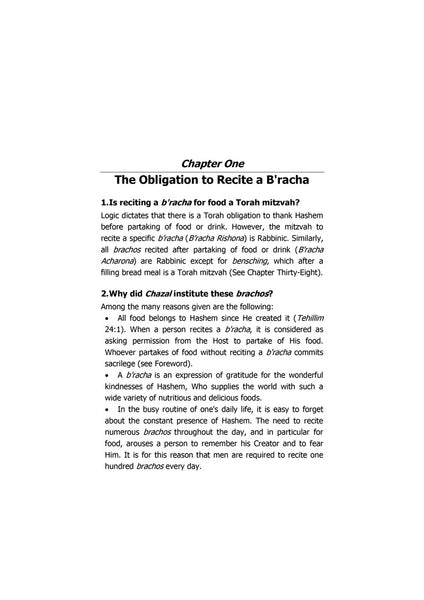 Guidelines Brachos Questions and Answers about the Laws of Brachos - N