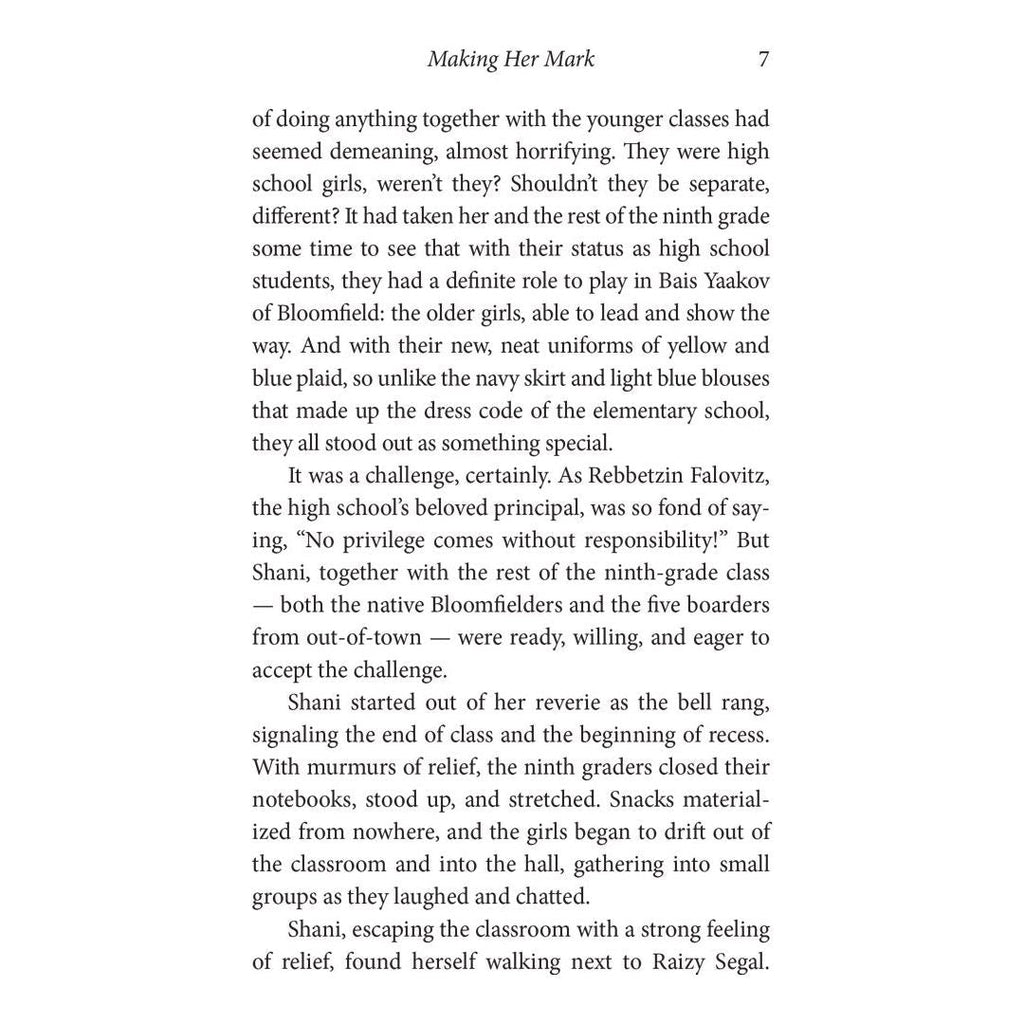 B.Y. High #2 Making Her Mark