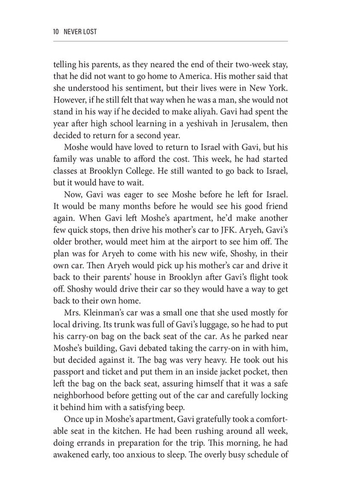 Never Lost | Menucha Publishers Inc.