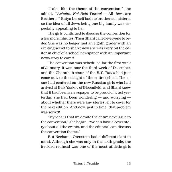 The B.Y. Times #3 Twins in Trouble - 9781614657736 - Menucha Publishers ...