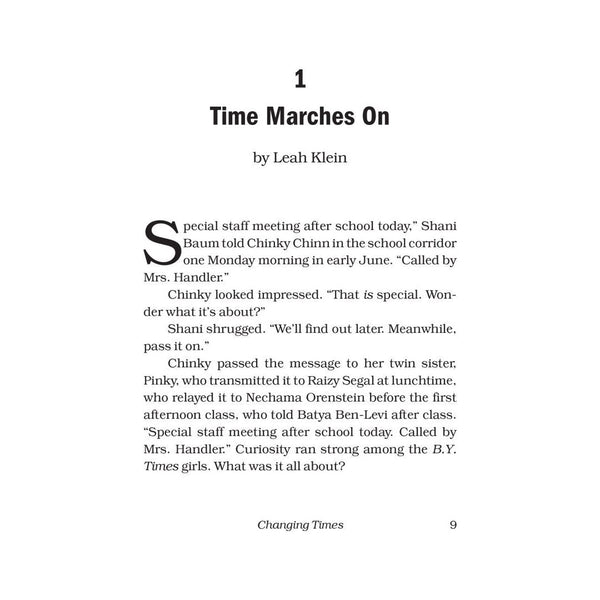 The B.Y. Times #7 Changing Times - 9781614653233 - Menucha Publishers Inc.